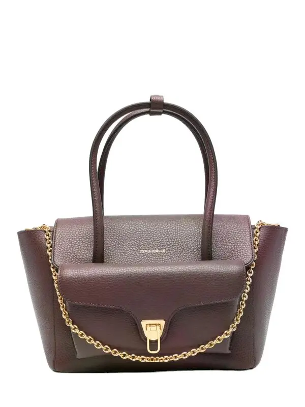 COCCINELLE Leather Tote Bag - Red