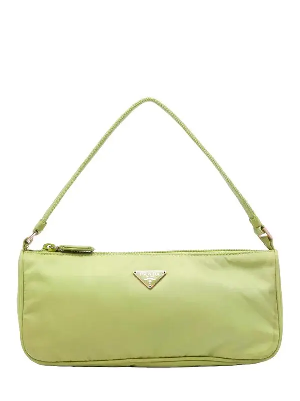 Prada Tessuto Pochette Shoulder Bag - Green