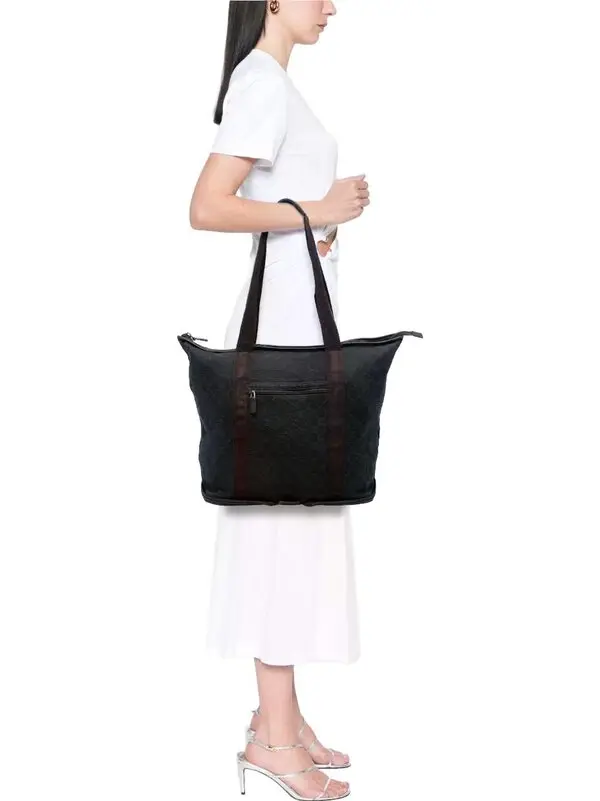 Gucci Gg Denim Tote Bag - Blue