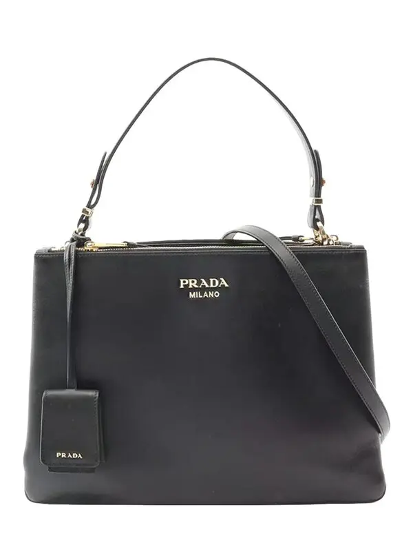 Prada Leather Satchel - Black