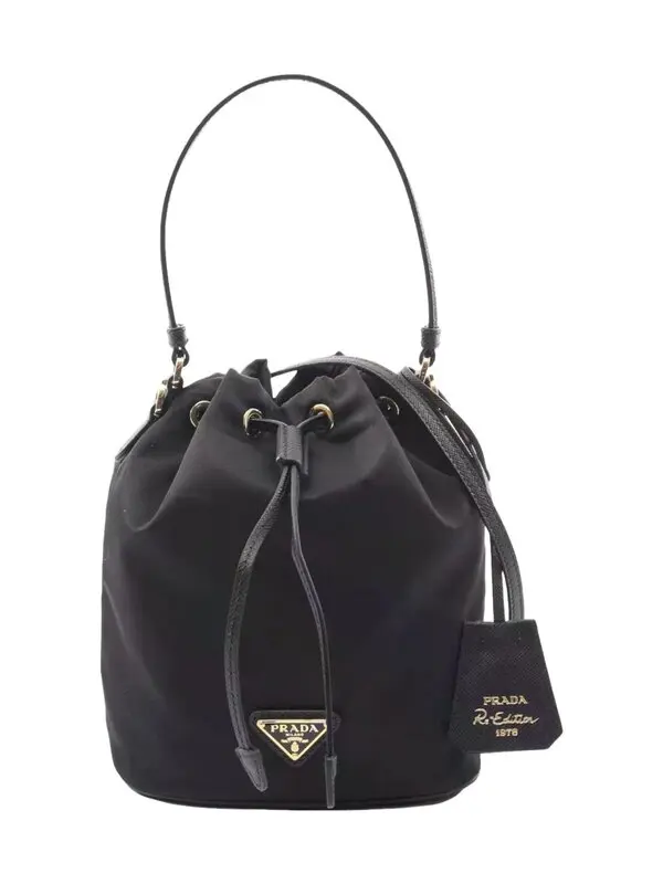 Prada Re Nylon Re Edition Bucket Bag - Black