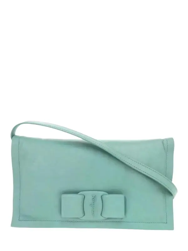 FERRAGAMO Viva Bow Crossbody Bag - Blue