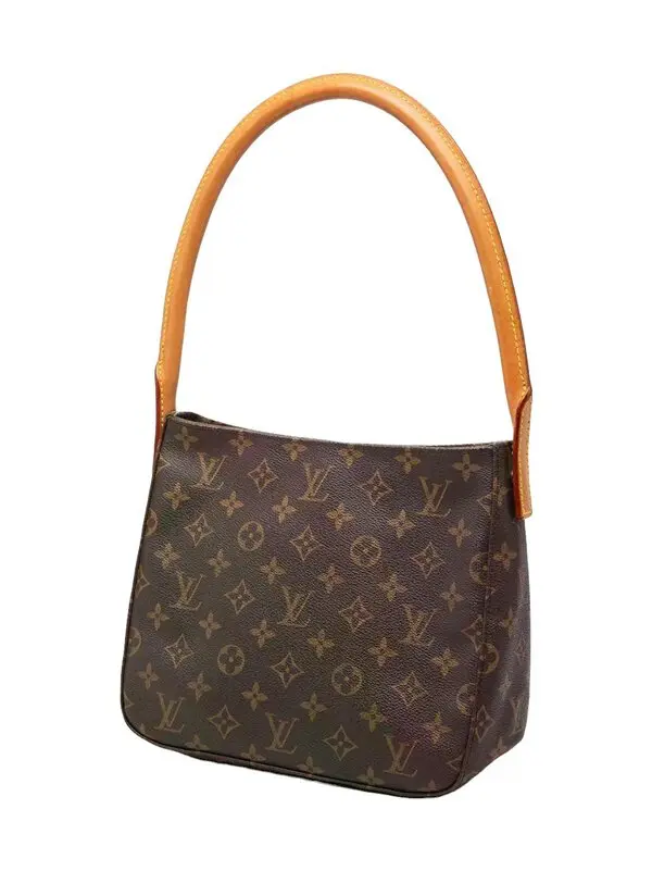 LOUIS VUITTON Monogram Canvas Looping Mm Shoulder Bag - Brown