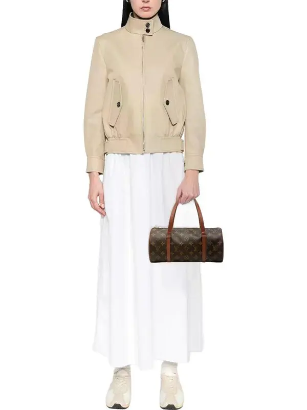 LOUIS VUITTON Monogram Papillon 30 Handbag - Brown