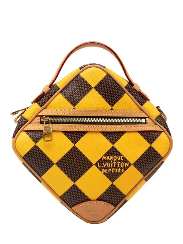 LOUIS VUITTON Damier Pop Chess Messenger Satchel - Yellow