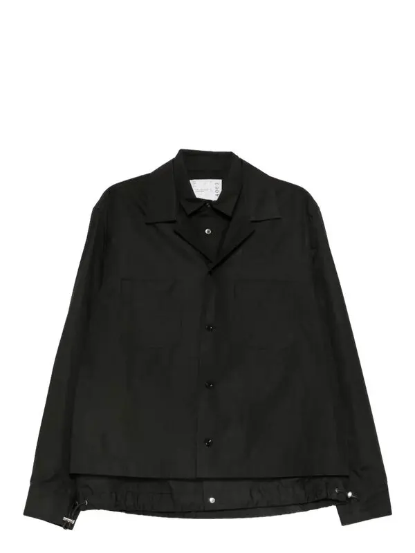 Sacai Layered Shirt Jacket - Black