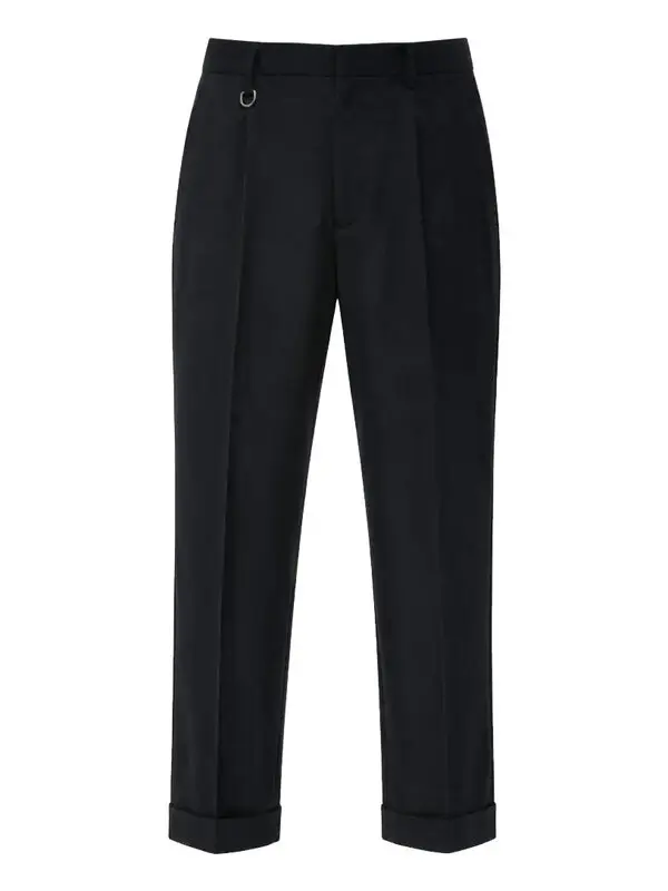 PAOLO PECORA Duomo Pleated Trousers - Blue