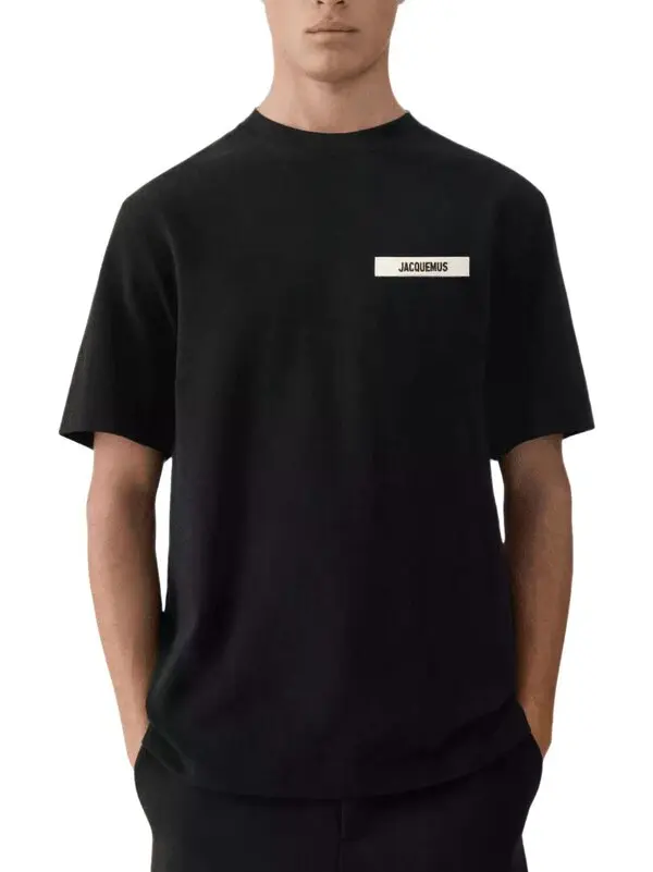 Jacquemus Logo-patch T-shirt - Black