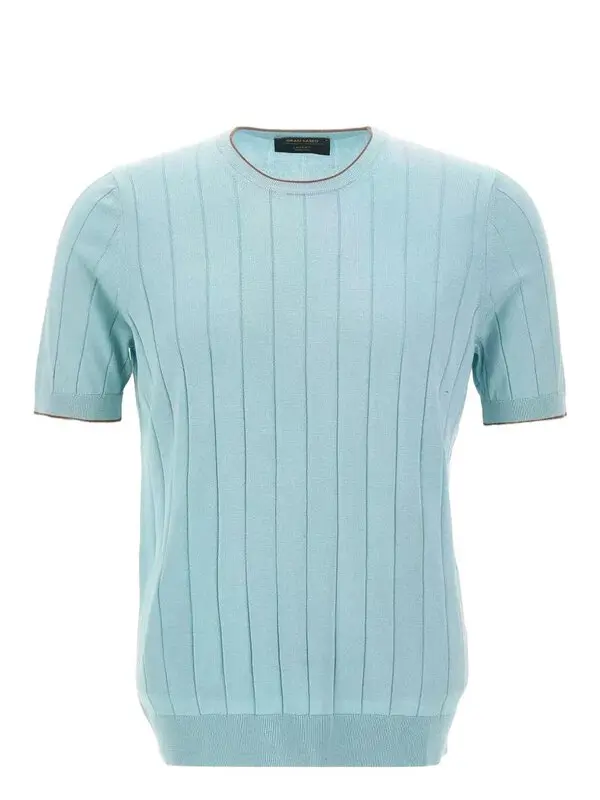 GRAN SASSO Crew-neck T-shirt - Blue