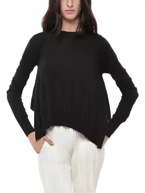 Stella McCartney Curved Hem Sweater - Black
