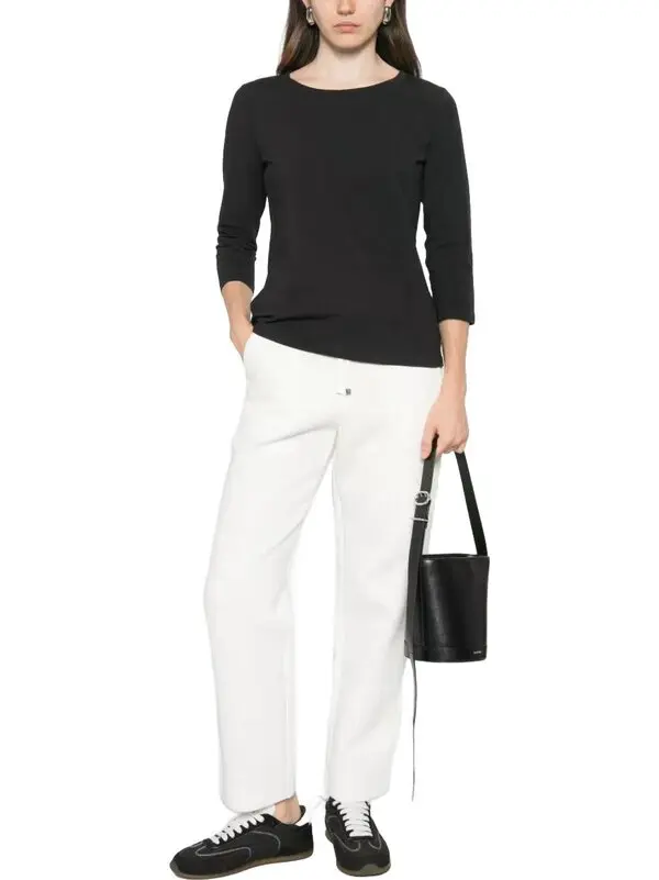 Max Mara Lorata Three-quarter Sleeve T-shirt - Black