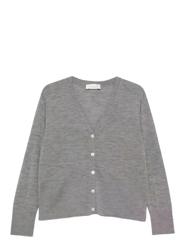 Max Mara Canditi V-neck Cardigan - Grey