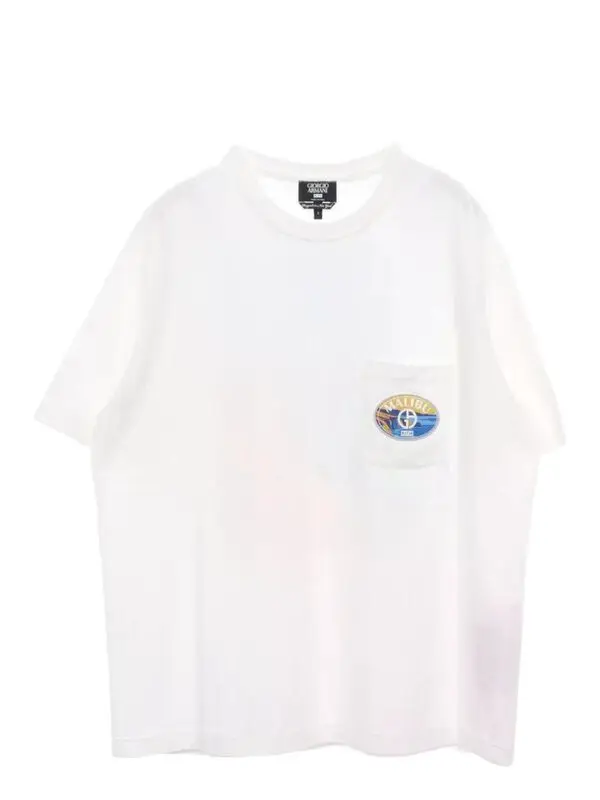 Giorgio Armani 2010s X Kith Malibu Pocket-detail T-shirt - White