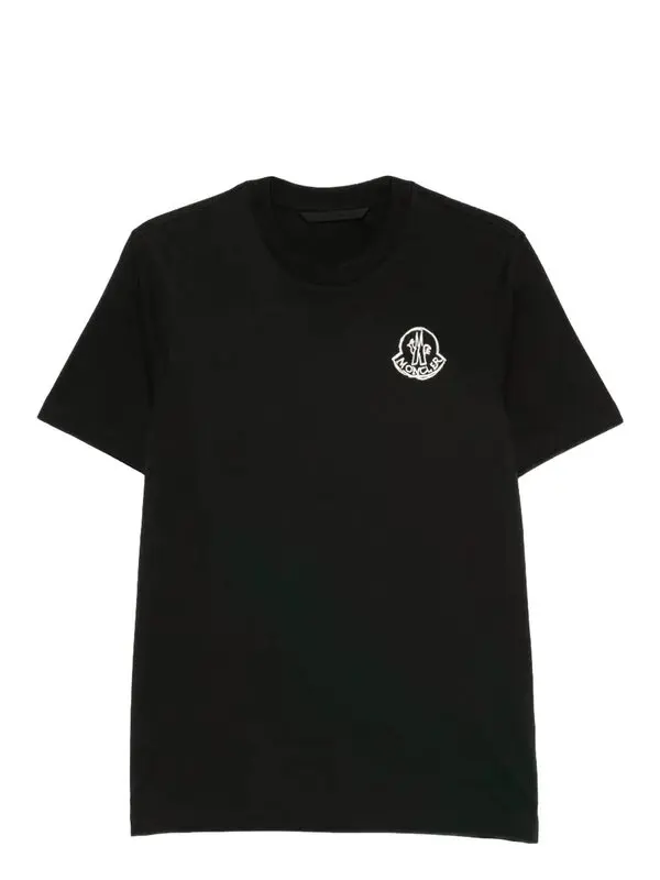 Moncler Logo-patch T-shirt - Black