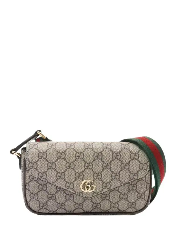 Gucci Ophidia Gg Supreme Shoulder Bag - Neutrals