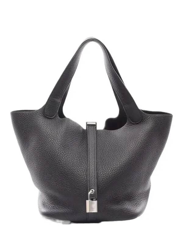 Hermès Mm Picotin Lock Shoulder Bag - Black