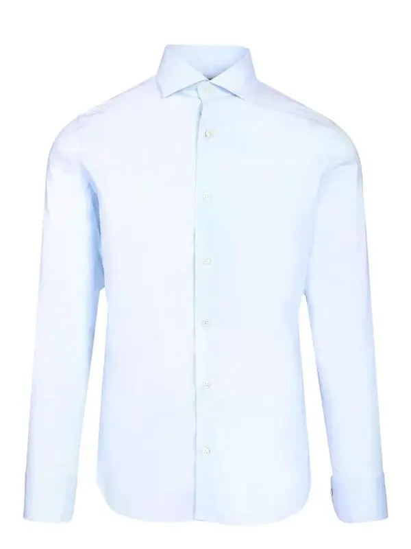 AL DUCA D’AOSTA 1902 Slim-fit Cotton Shirt - Blue