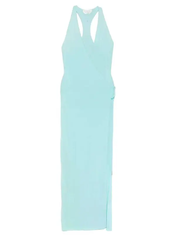 ASTA RESORT Lila Wrap Maxi Dress - Blue