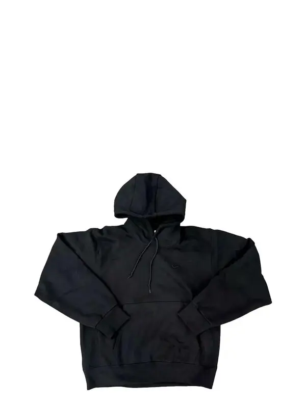 Nike Logo Embroidered Hoodie - Black
