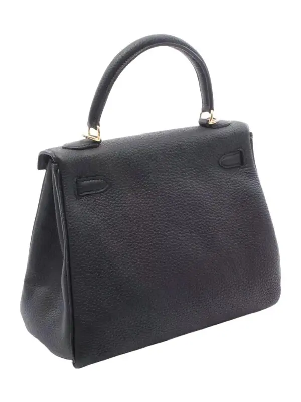 Hermès 2025 25 Kelly Togo-leather Tote Bag - Black