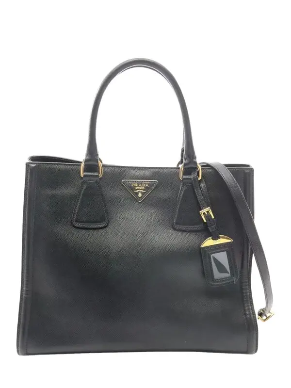 Prada Galleria Saffiano Leather Tote Bag - Black