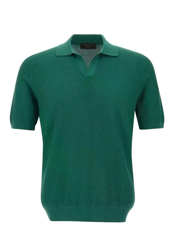 GRAN SASSO V-neck T-shirt - Green