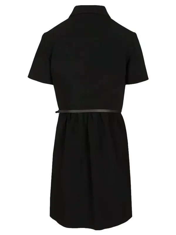 Max Mara Button-embellishment Mini Dress - Black