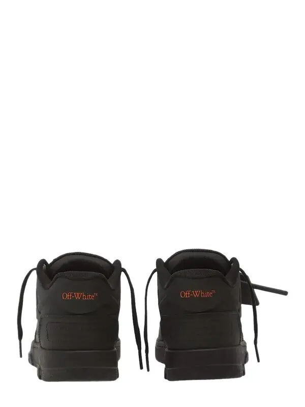 Off-White Out Of Office" Perforated Low-top Sneakers - Black