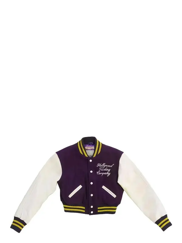 HTC LOS ANGELES Varsity Jacket - Purple