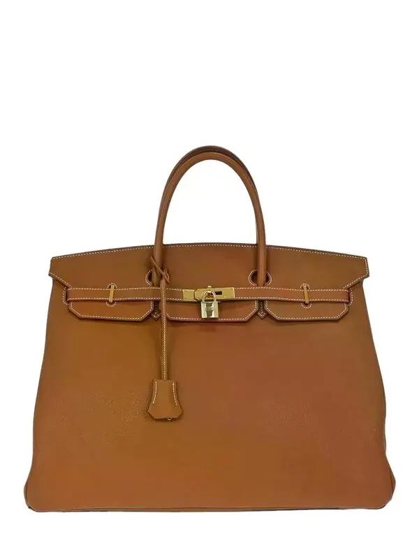 Hermès 1999 40 Birkin Tote Bag - Brown