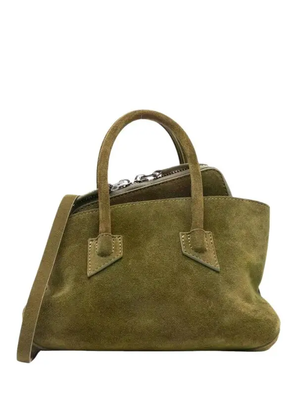 Attico Mini La Passeggiata Tote Bag - Green