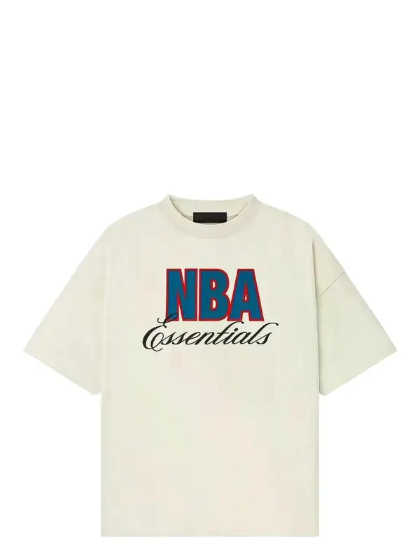 Fear Of God Nba Logo-print T-shirt - Neutrals