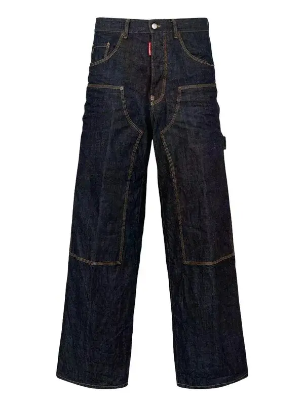 Dsquared2 Japanese Rinse Baggy Carpenter Jeans - Blue