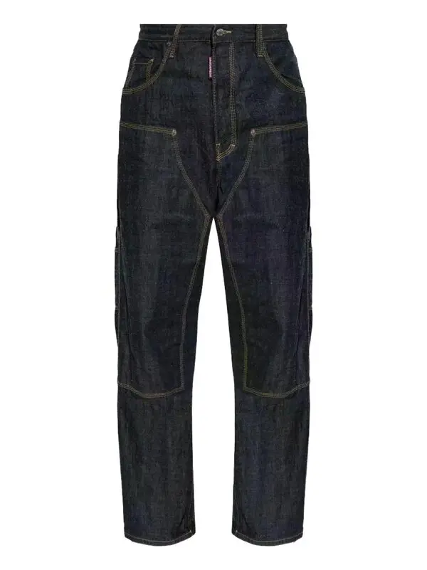 Dsquared2 Japanese Rinse Baggy Carpenter Jeans - Blue