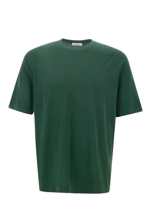 DIKTAT Crew-neck Cotton T-shirt - Green