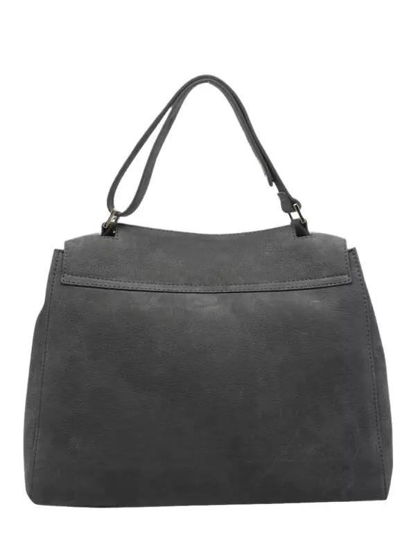 Orciani Sveva Leather Handbag - Grey