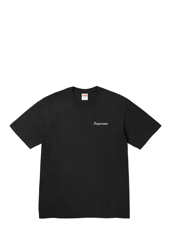 Supreme Paris Is Burning Graphic-print T-shirt - Black