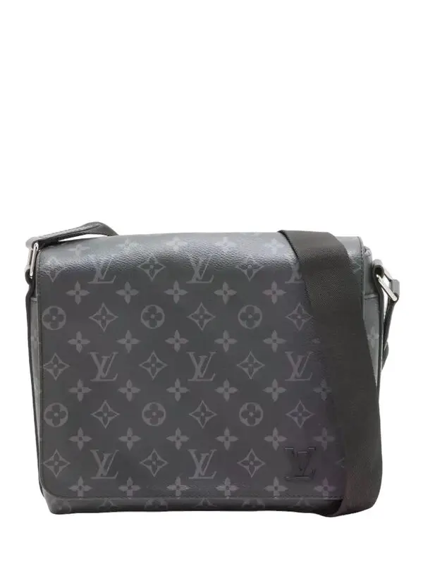 LOUIS VUITTON 2020 Monogram Eclipse District Pm Crossbody Bag - Black