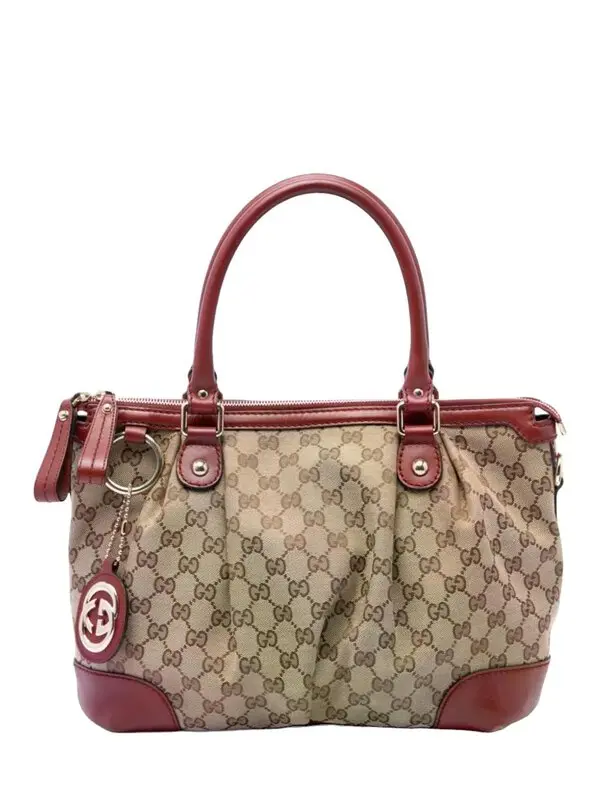 Gucci Gg Canvas Sukey Satchel - Neutrals