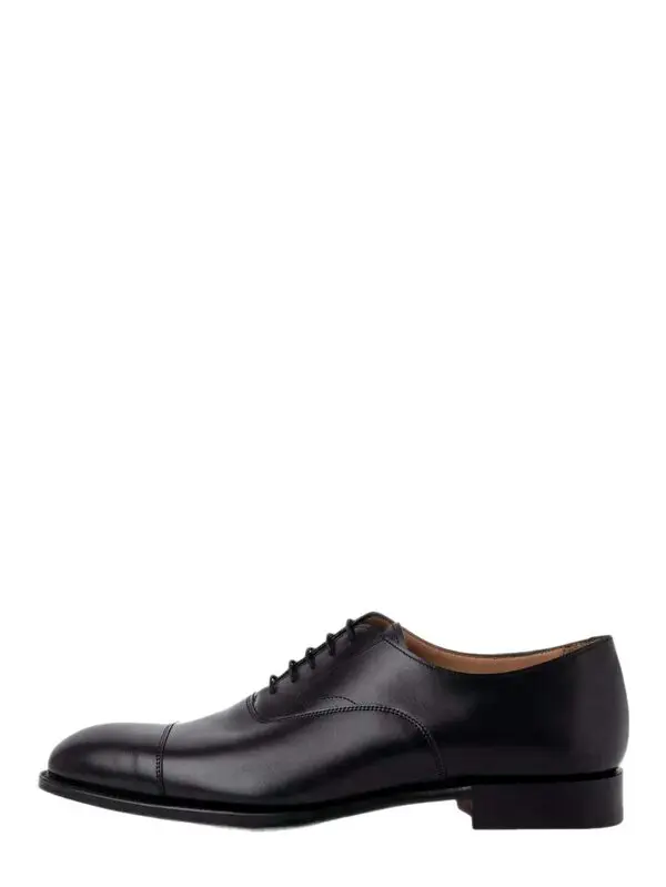 HACKETT LONDON X Cheaney Cap Toe Oxford Shoes - Black