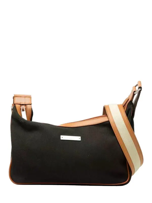 Gucci Canvas Crossbody Bag - Black