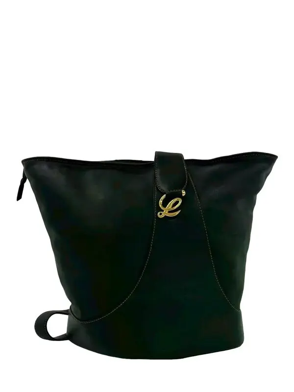 Loewe Leather Anton Sling Bag Crossbody Bag - Black
