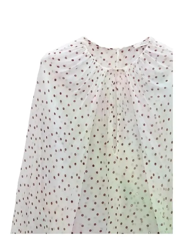 Dorothee Schumacher Dancing Dots Polka-dot Blouse - White