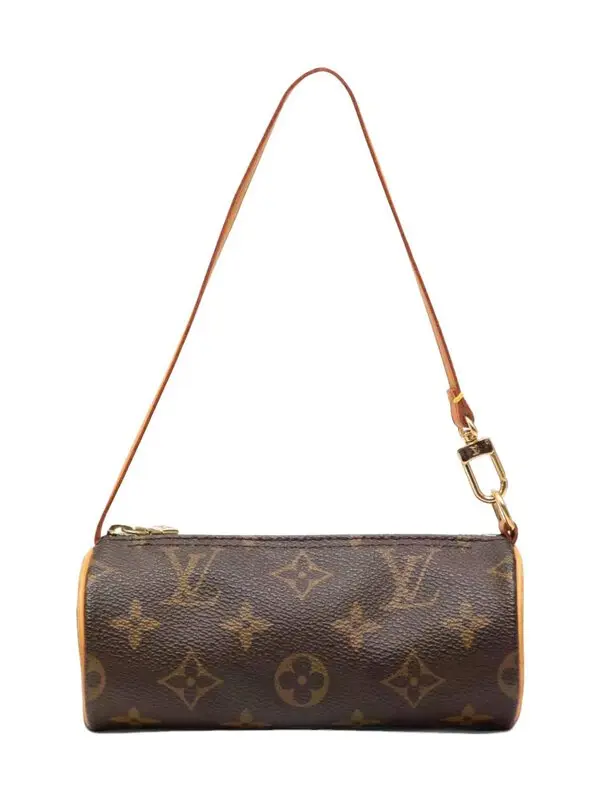 LOUIS VUITTON Monogram Canvas Papillon Pochette - Brown