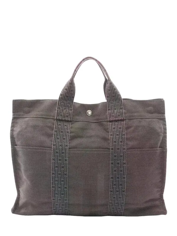 Hermès Canvas Tote Bag - Grey
