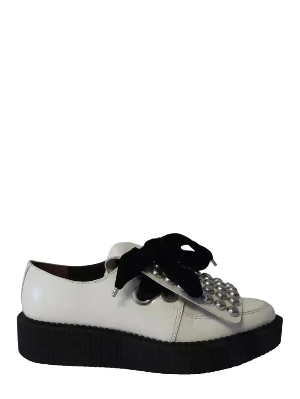 Marc Jacobs Leather Platform Shoes - White