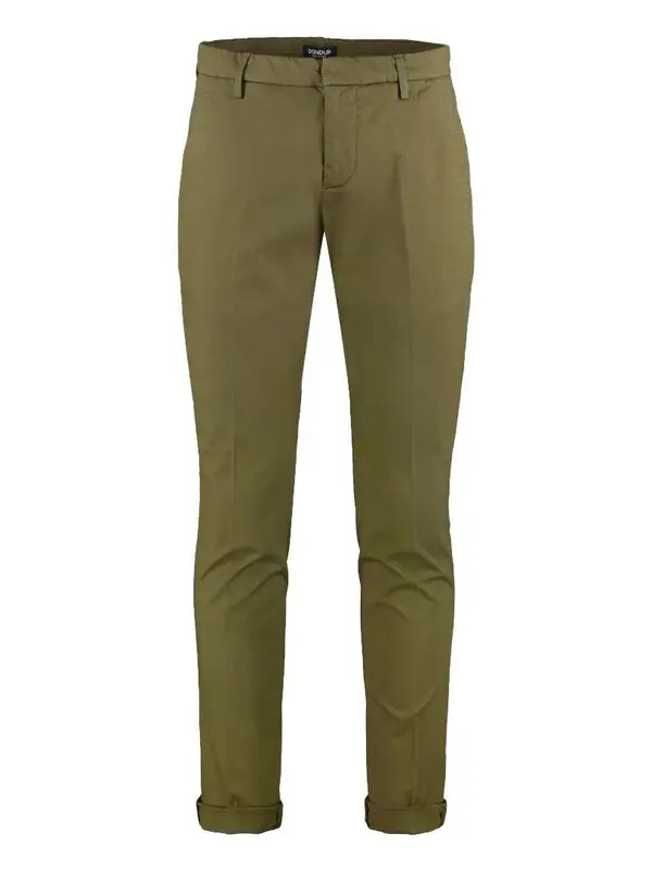 DONDUP Gaubert Cuffed-hem Trousers - Green