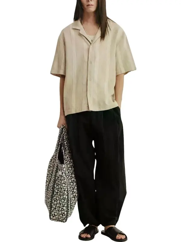 A KIND OF GUISE Striped Short-sleeves Shirt - Neutrals