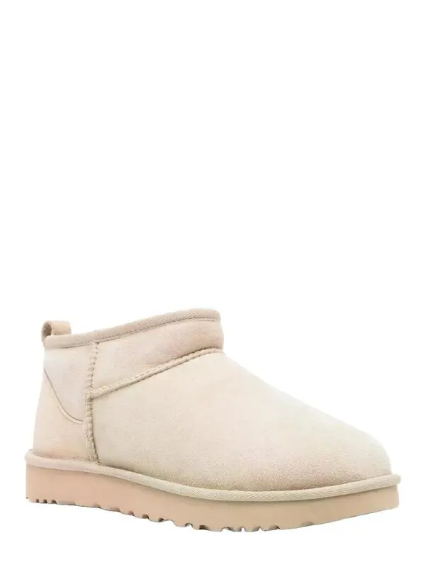 UGG Classic Ultra Mini Pull-tab Ankle Boots - Neutrals