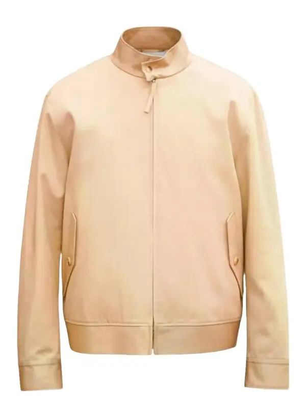 Gabriela Hearst High-neck Zip-up Jacket - Neutrals